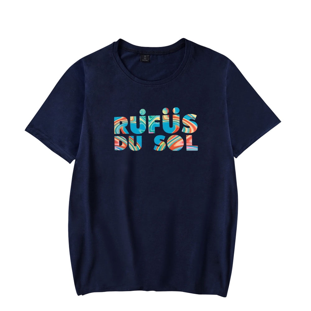 Rufus Du Sol T-shirt Women's men's retro casual summer round neck short ...