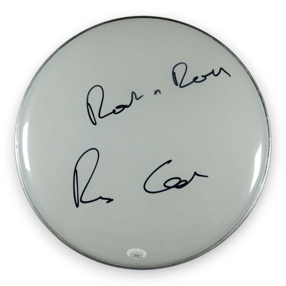 Rufus Sewell Signed Autographed 13" Drumhead Rock N Roll Inscribed JSA ...