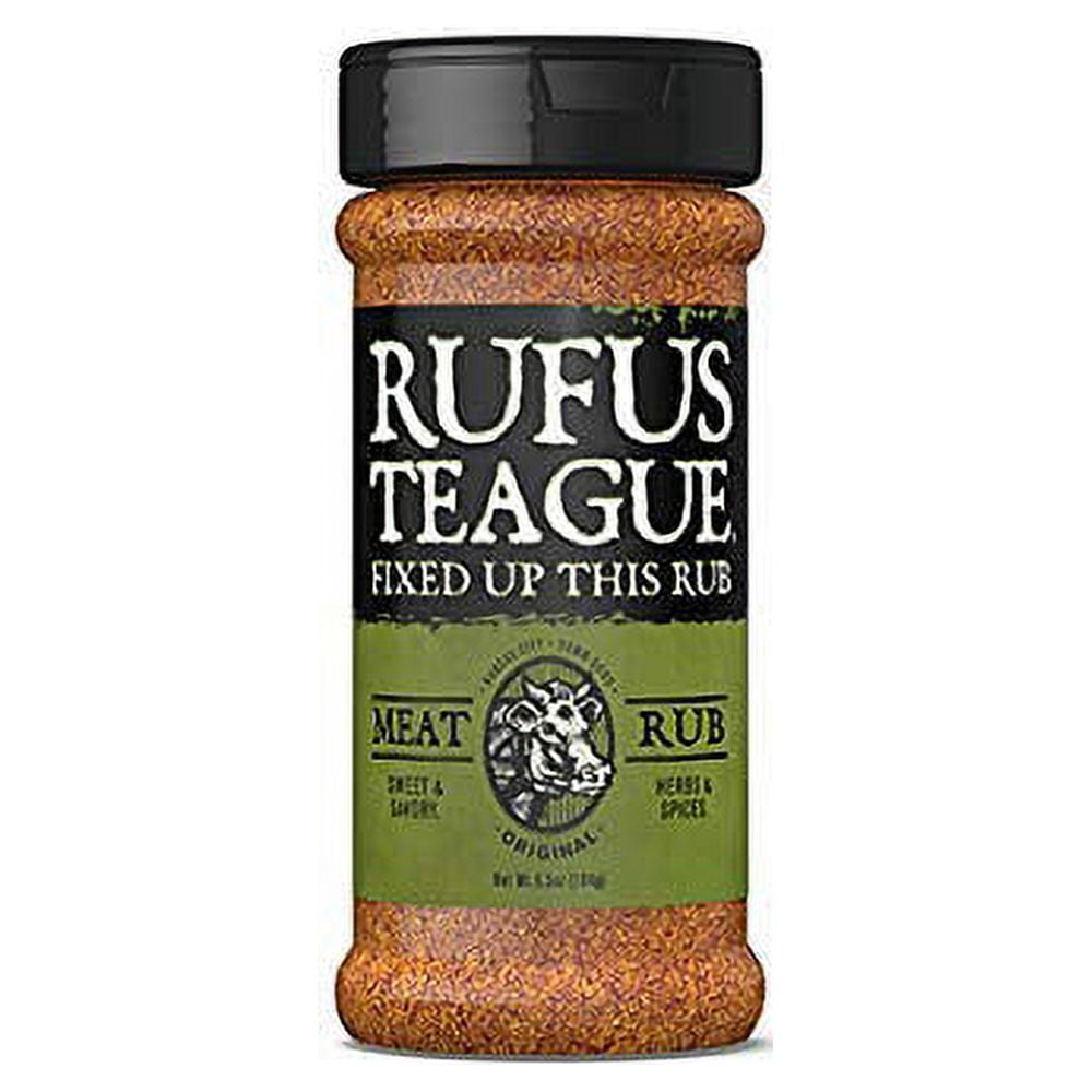 Rufus Teague - Meat Rub - Premium BBQ Rub - 6.5oz Bottle - Walmart.com
