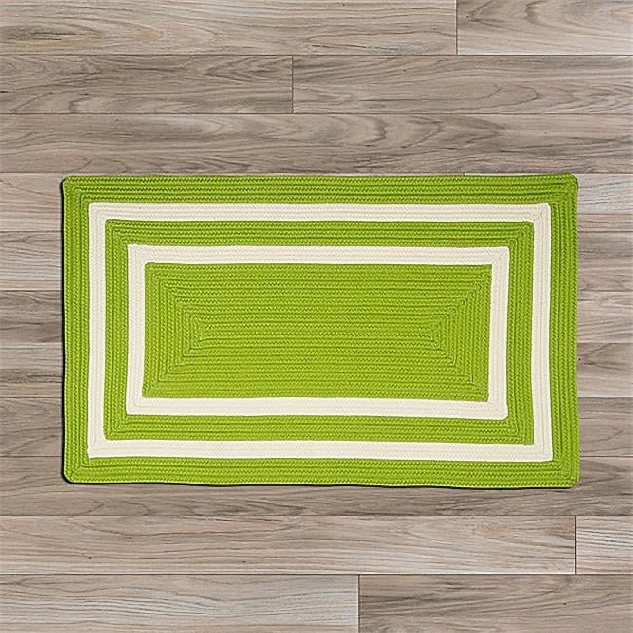 Rug 12 x 15 ft. La Playa Braided Rug Lime - Walmart.com