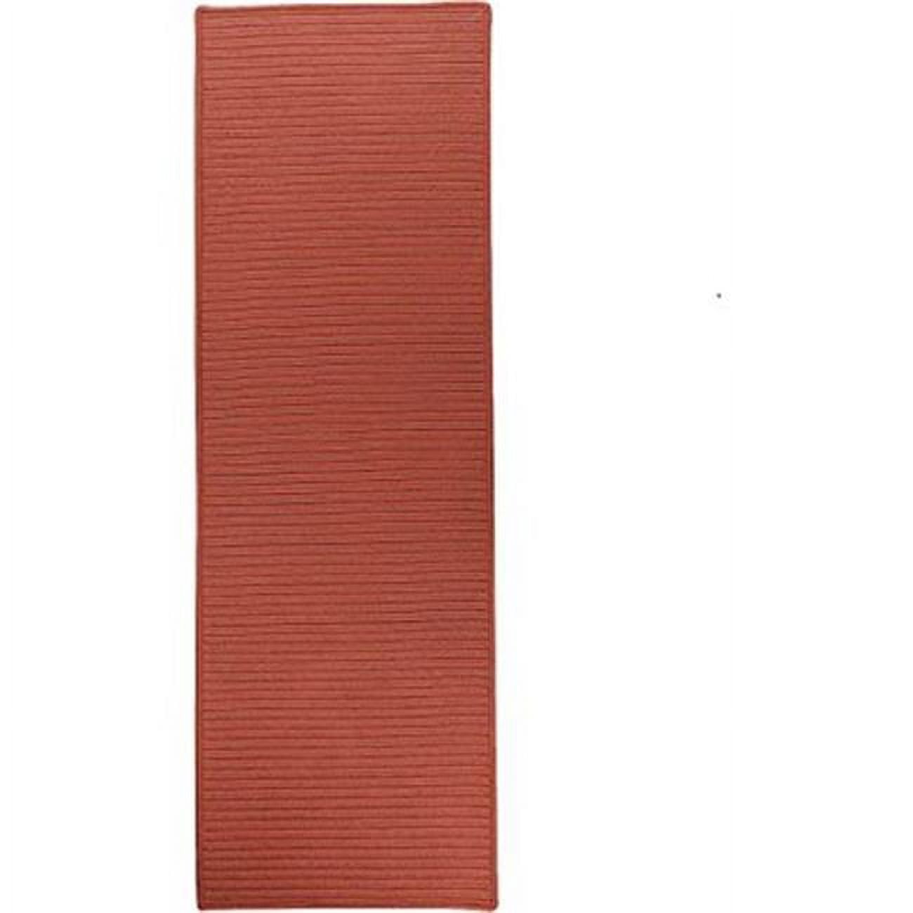Rug 2 ft. 4 in. x 10 ft. Reversible Flat-Braid Rectangle Runner Saffron ...