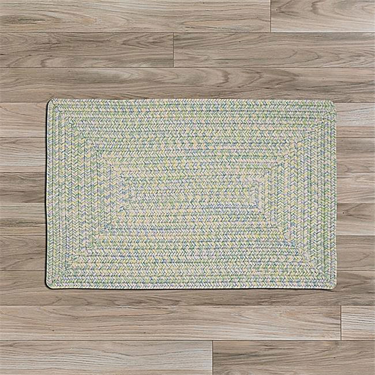 Rug 2 x 8 ft. Kicks Cove Rectangle Braided Rug Pastel - Walmart.com