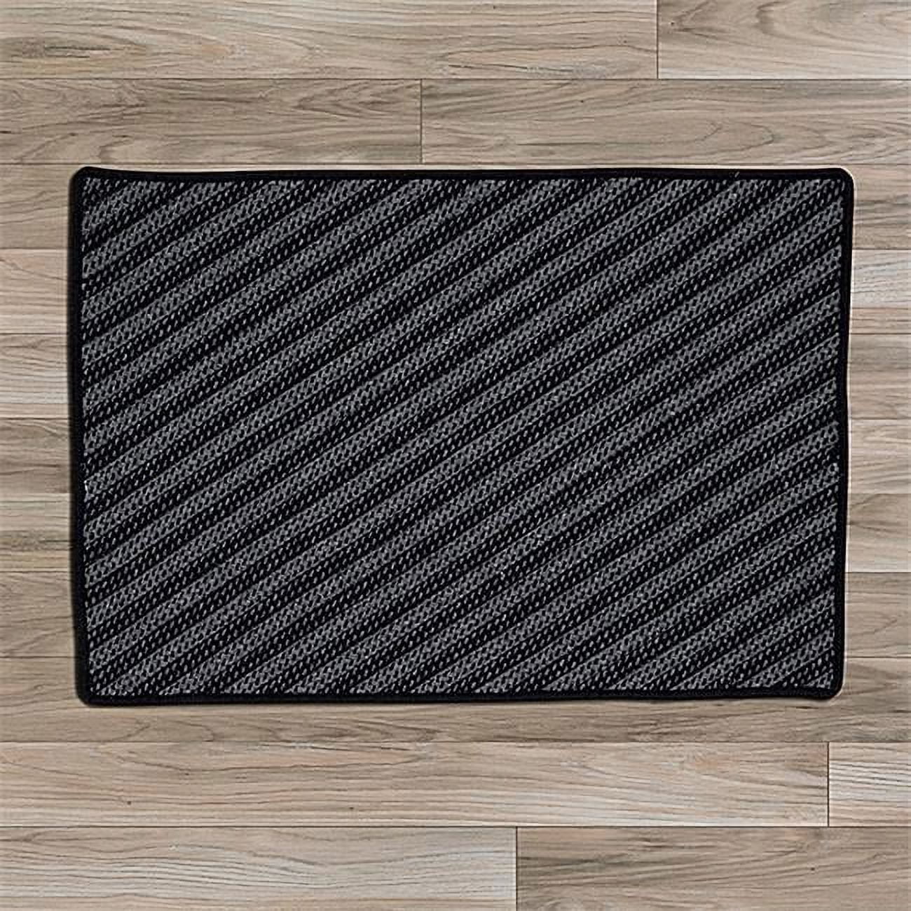 Rug 8 x 10 ft. Blue Hill Braided Rug Black - Walmart.com