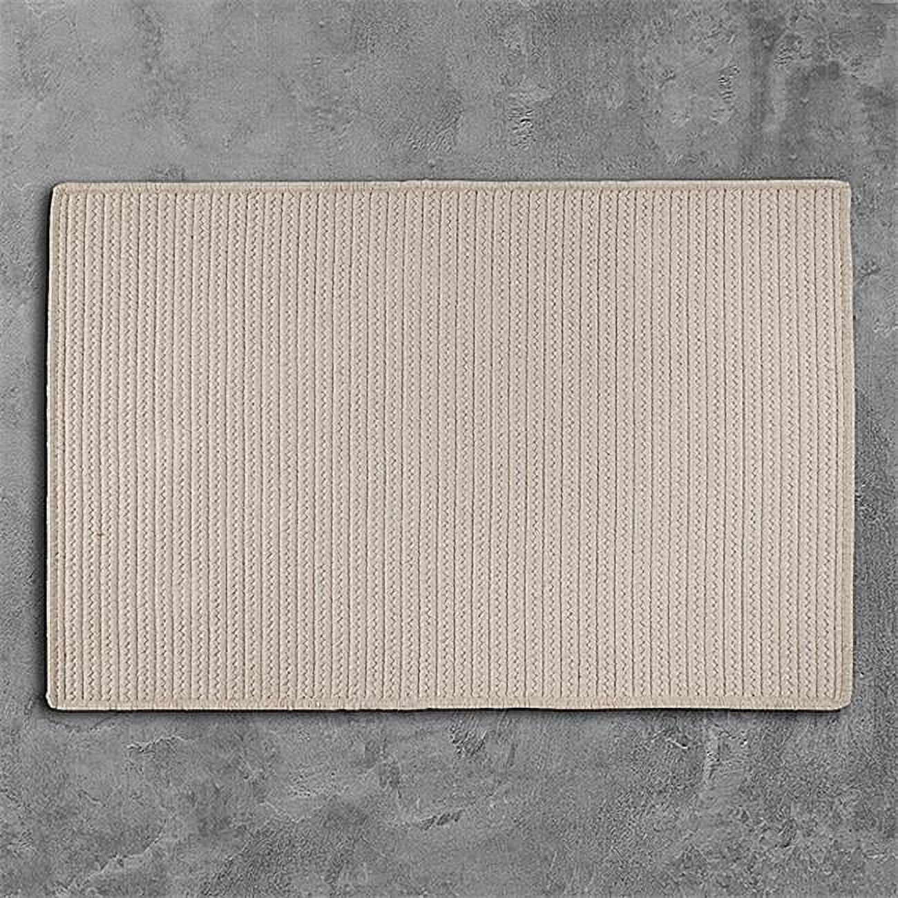 Rug 9 x 12 ft. Sunbrella Solid Braided Rug Papyrus - Walmart.com