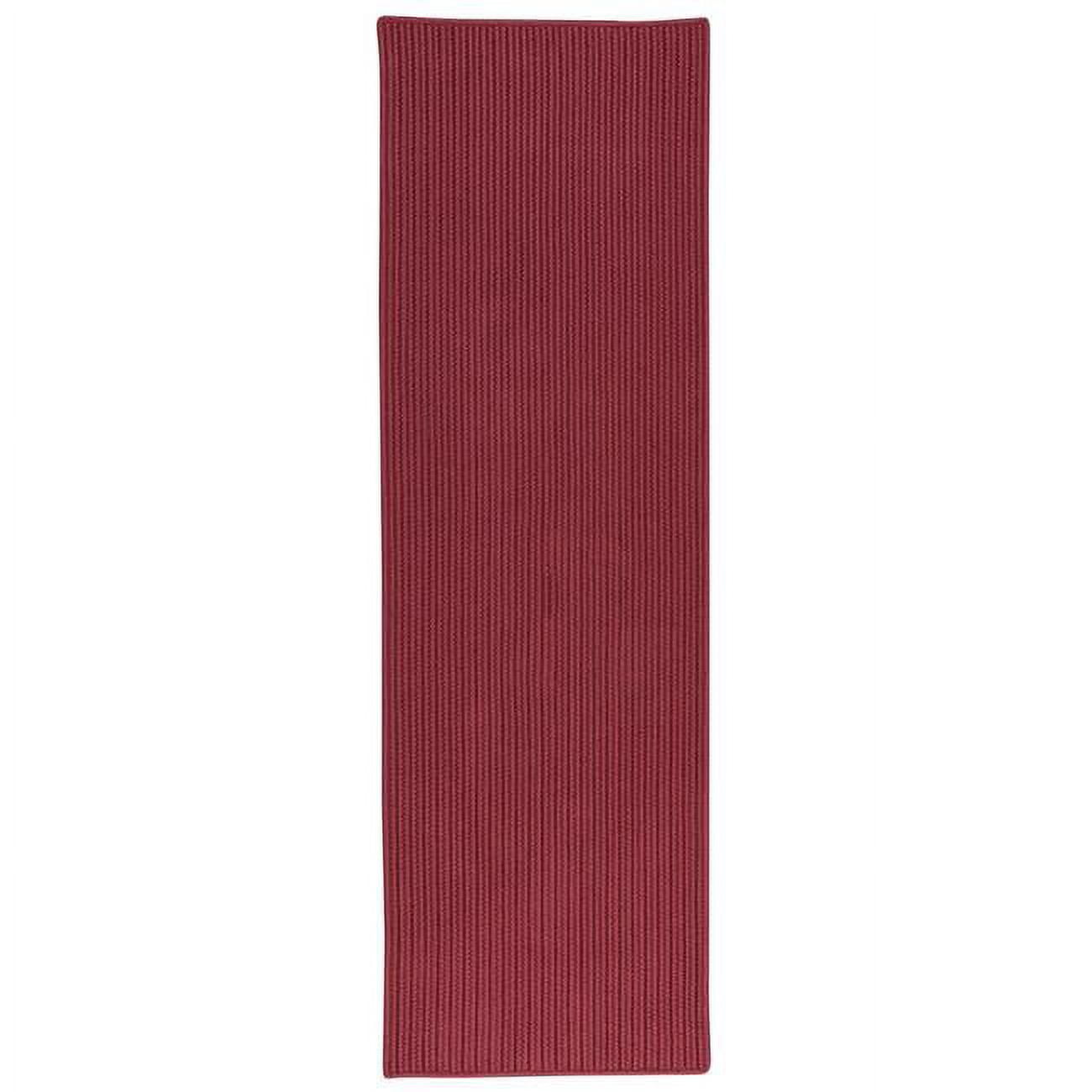 Rug All-Purpose Mudroom Braided Runner Brick Red - 2 ft. 6 in. x 11 ft ...