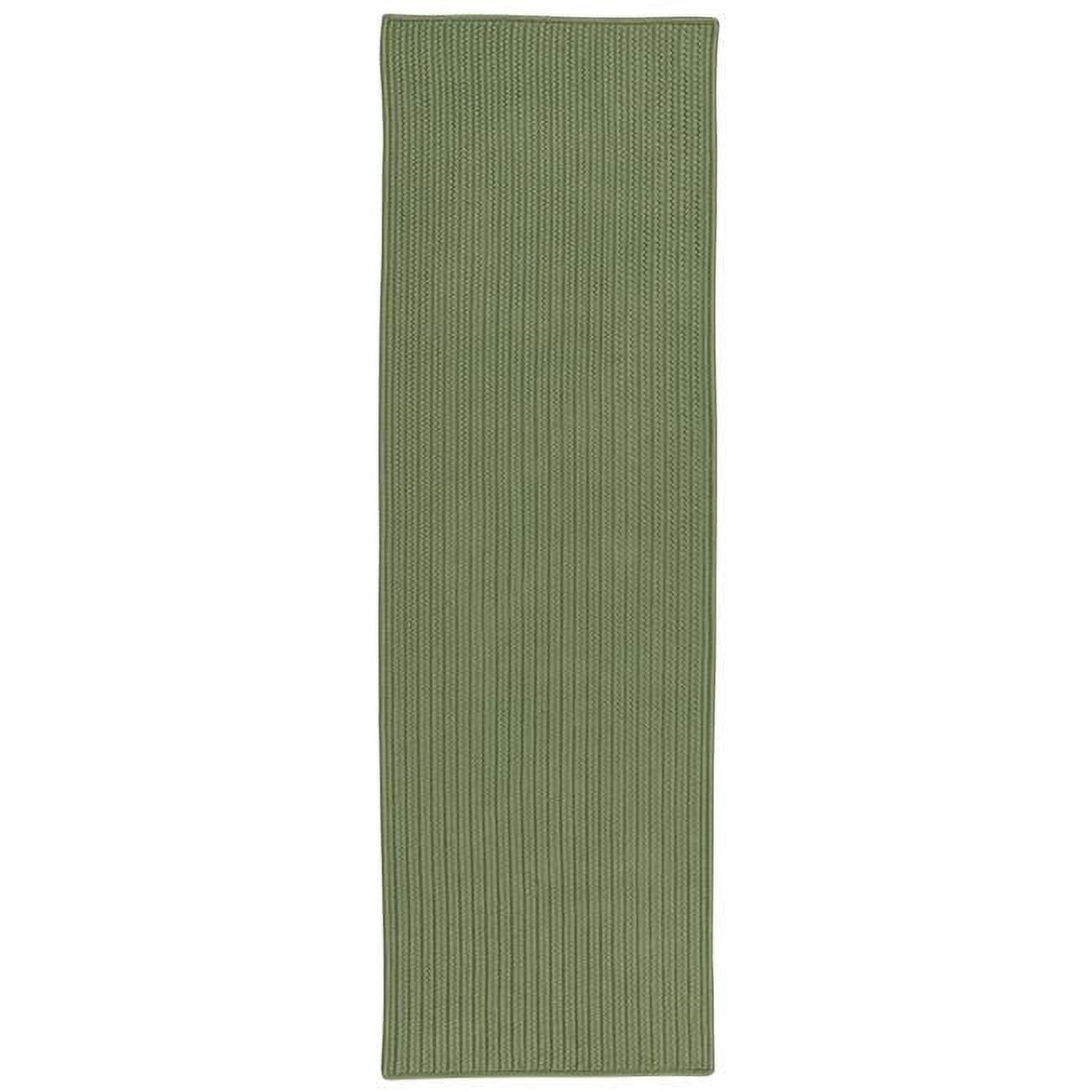 Rug All-Purpose Mudroom Braided Runner Moss Green - 2 ft. 6 in. x 5 ft ...
