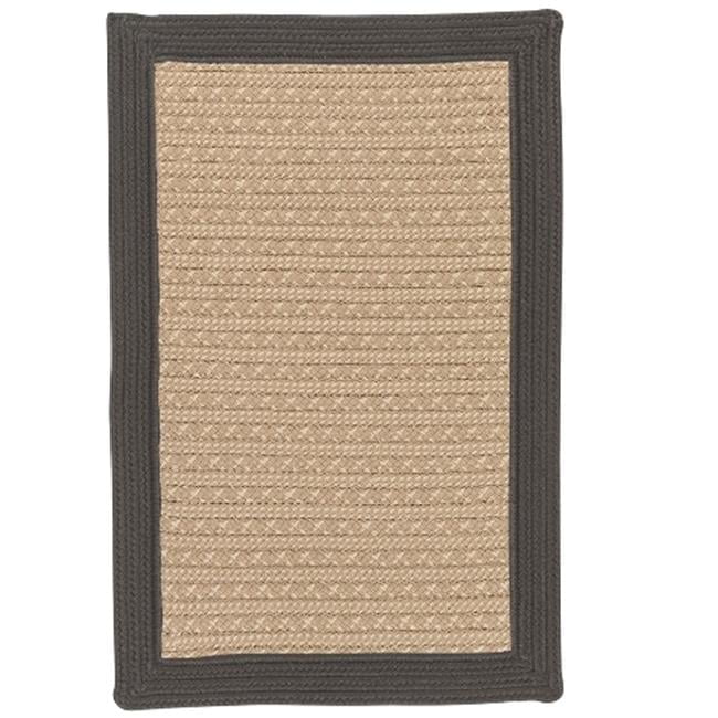 Rug Bayswater Braided Rug Gray - 8 x 10 ft. - Walmart.com