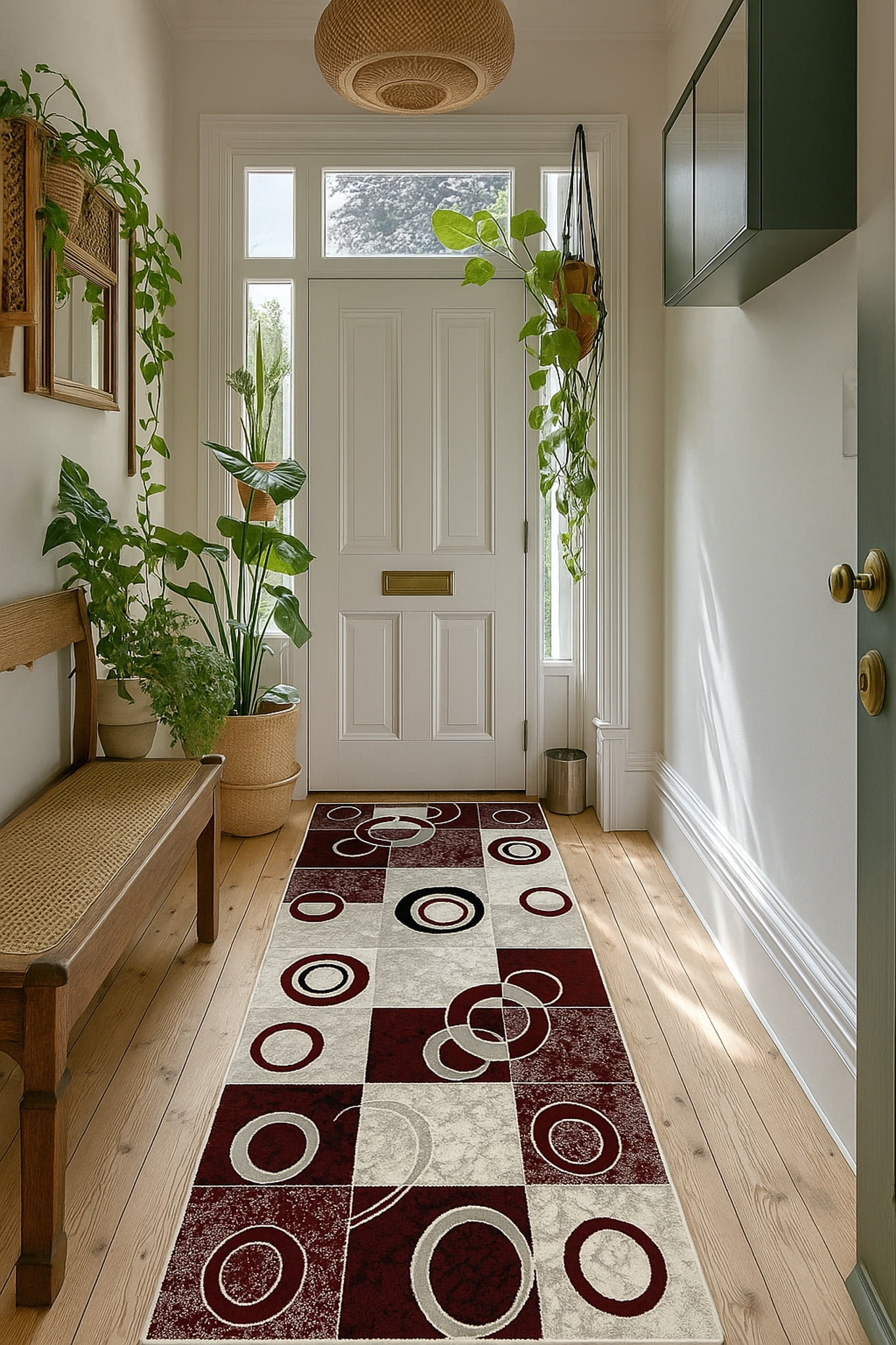 Rug Branch Montage 2' x 16' (Exact Size: 2'3" x 16') Geometric Indoor ...