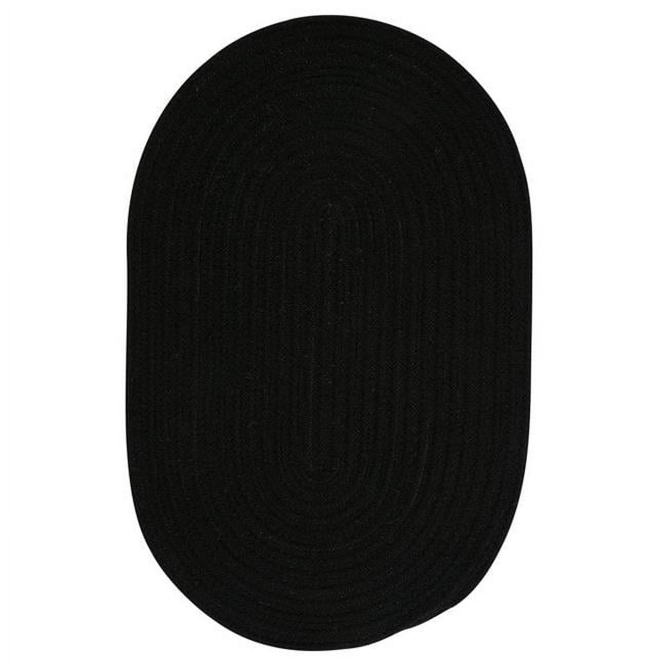 Rug Bristol Black 12ft Round Braided Rug - Walmart.com