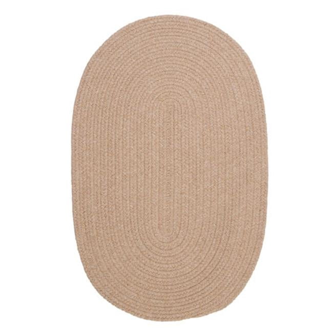 Rug Bristol Braided Rug - Oatmeal - 8 ft. round - Walmart.com