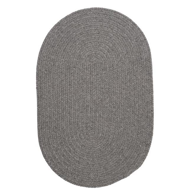 Rug Bristol Gray Braided Rug - 2 ft. x 4 ft. - Walmart.com