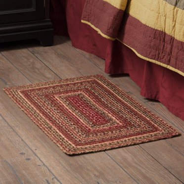 VHC Brands Kettle Grove Jute Rectangular Rug 20x30 Country Braided ...