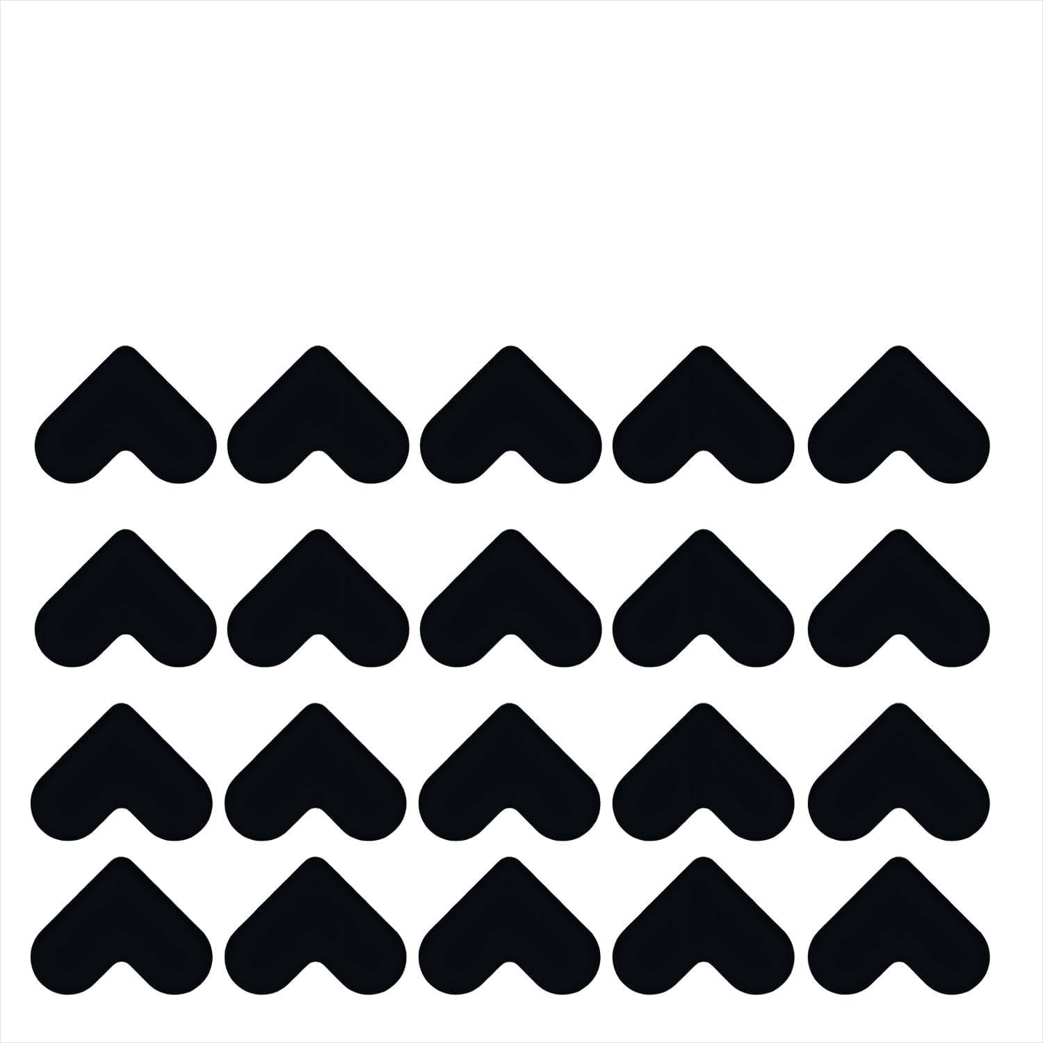 Rug Corner Anchor System – Washable PU Gel Grippers for Hardwood ...