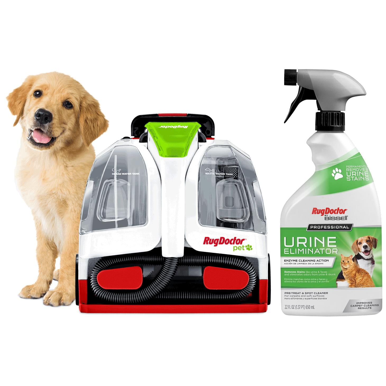 Rug Doctor Pet Portable Spot Cleaner, 2X Suction Power*, Lightweight ...