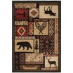 Rug Empire American Destination Mount Le Conte Pine Cone Lodge Rustic ...