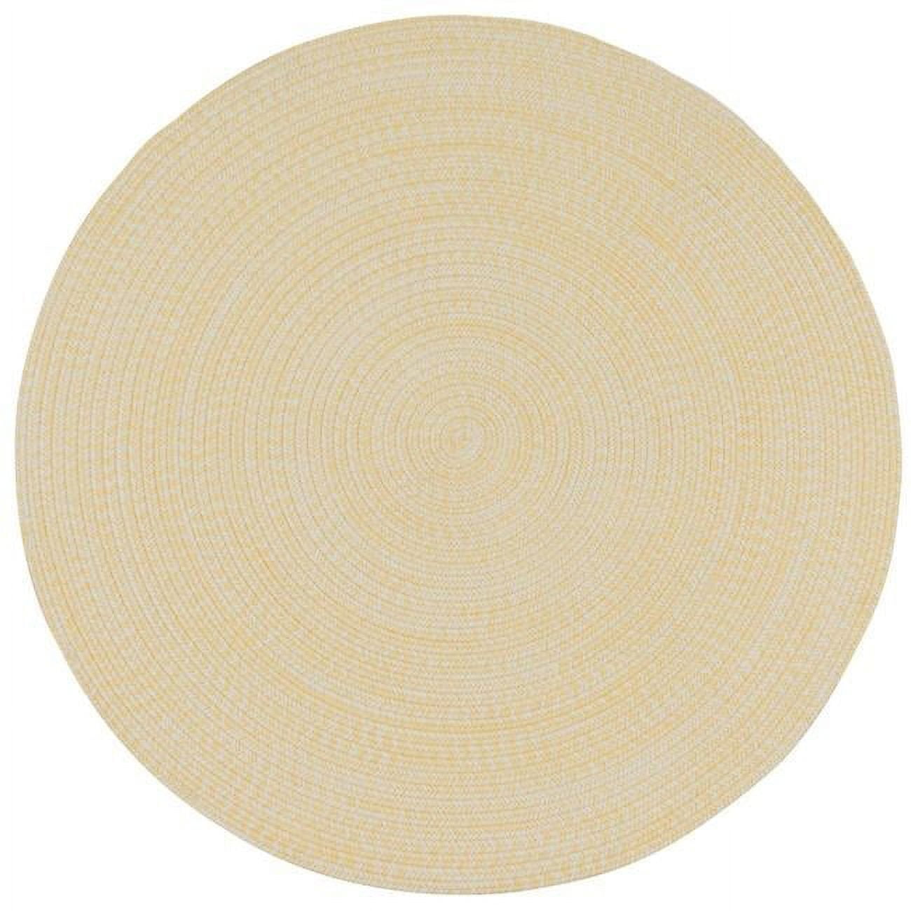 Rug Kaari Tweed Round Braided Rug Sunflower - 7 ft. - Walmart.com