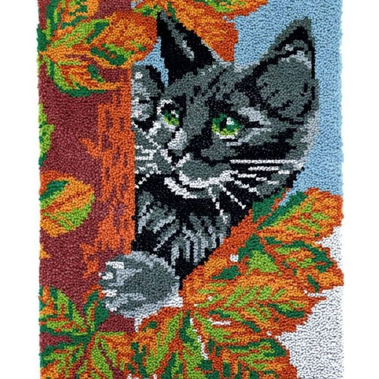 Rug Making Latch Hooking Kit，Coco Hide-and-Seek Rug Making Latch ...