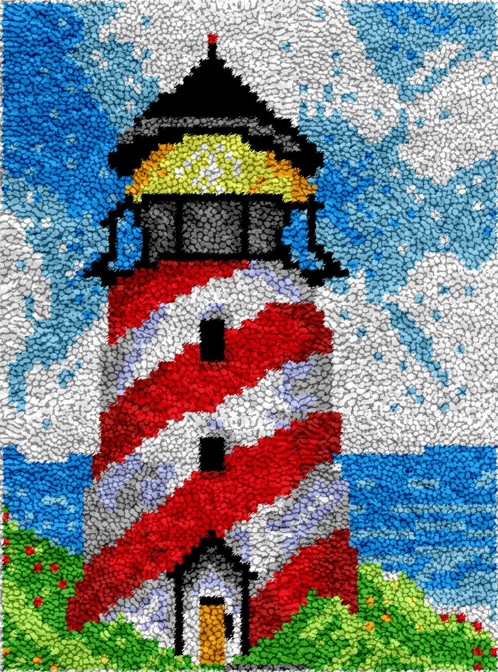 Rug Making Latch Hooking Kit | Lighthouse (5 sizes available) - Walmart.com