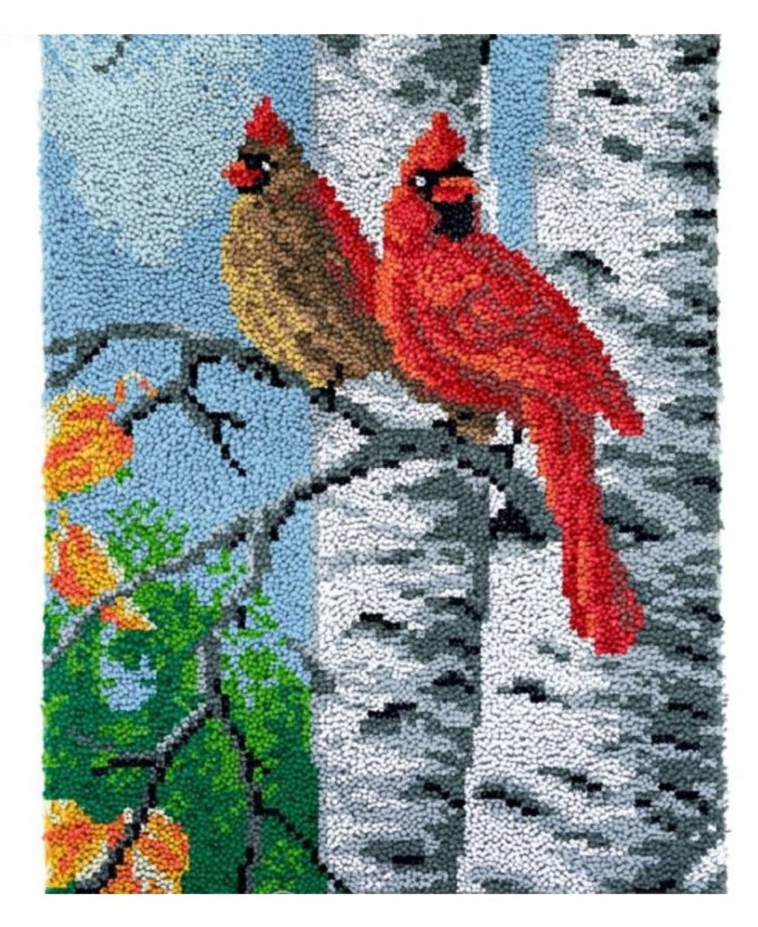 Rug Making Latch Hooking Kit | Two Cardinals - Walmart.com