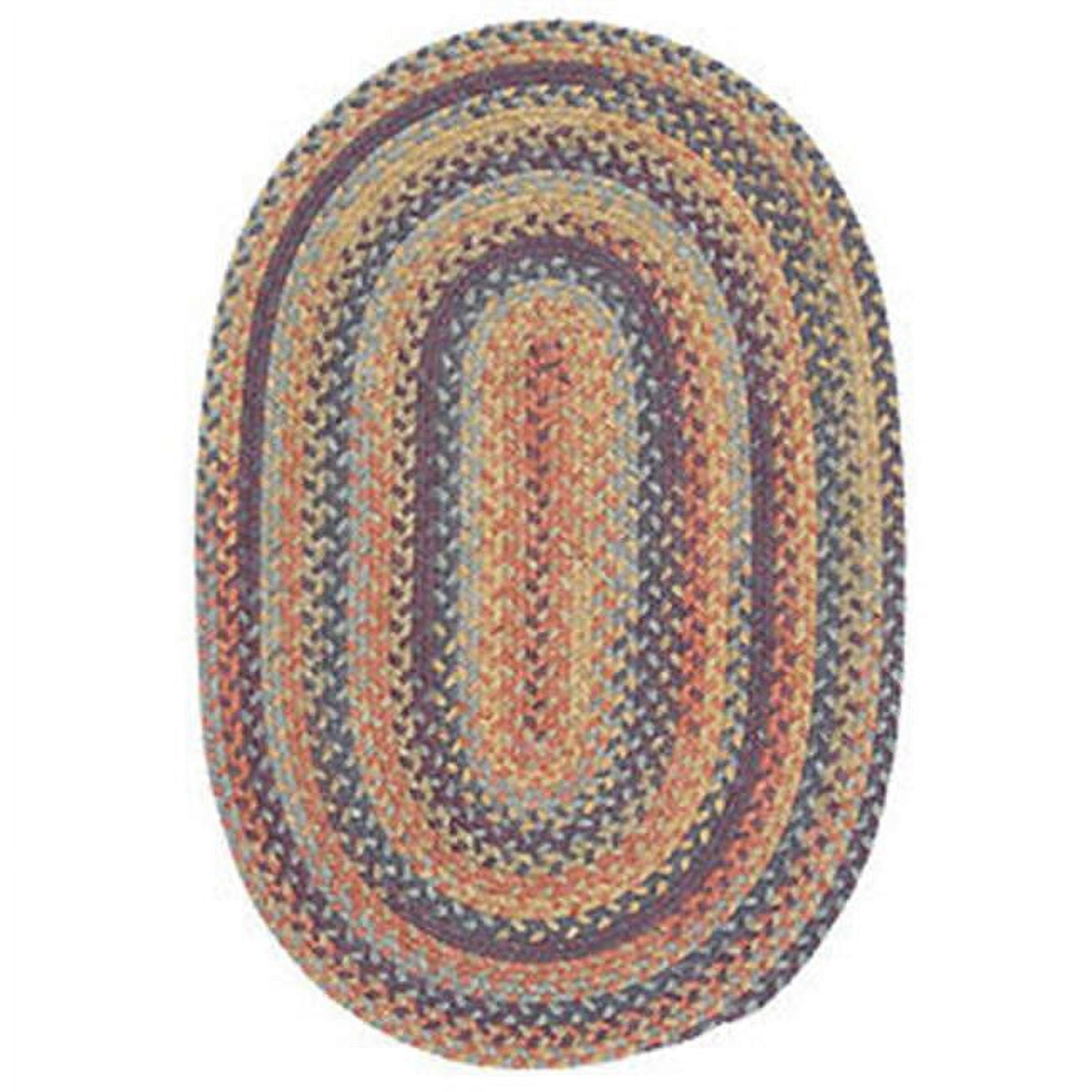 Rug Rustica Braided Rug - Floral Burst - 2ft. x 10ft. - Walmart.com