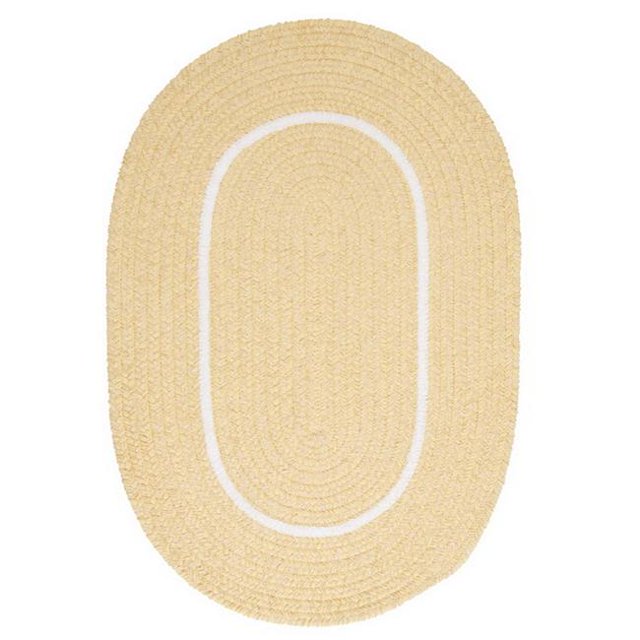 Rug Silhouette - Pale Banana 3 ft. x 5 ft. Braided Rug - Walmart.com