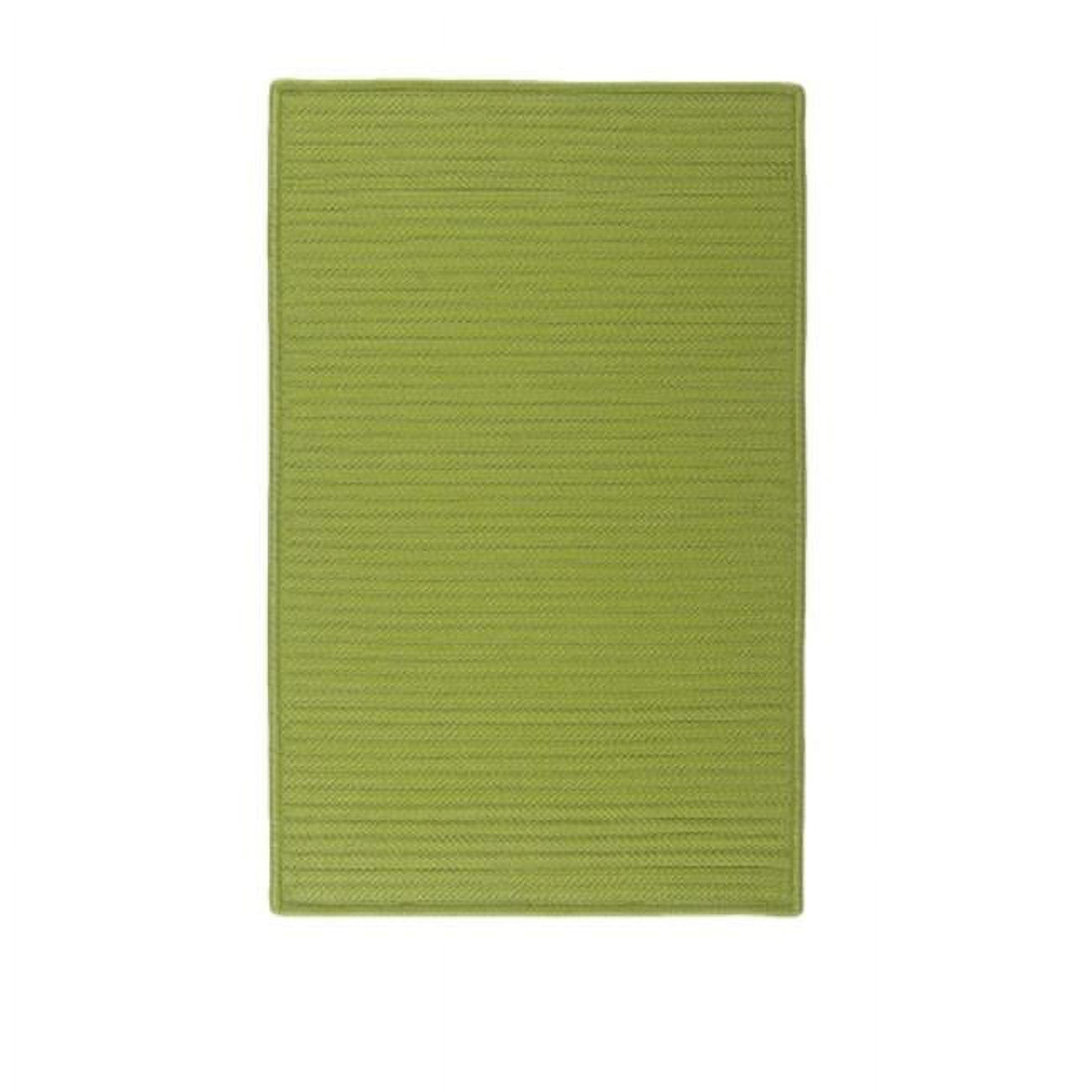 Rug Simply Home Solid Braided Rug - Bright Green 3 ft. x 5 ft ...