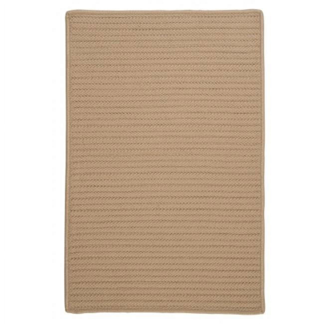 Rug Simply Home Solid Braided Rug - Cuban Sand - 3 ft. x 5 ft ...