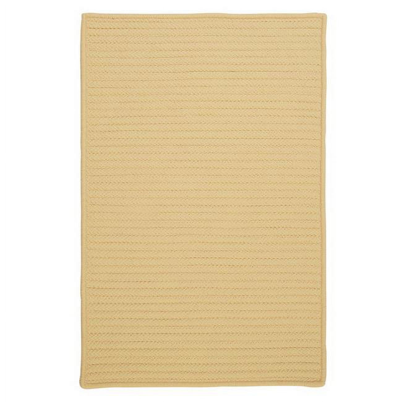 Rug Simply Home Solid Braided Rug - Pale Banana - 5ft. x 8ft. - Walmart.com
