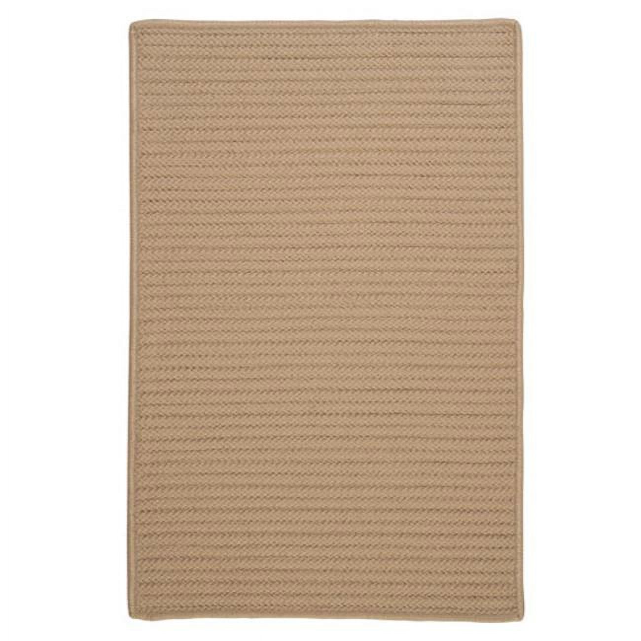 Rug Simply Home Solid - Cuban Sand - 8 ft. square Braided Rug - Walmart.com