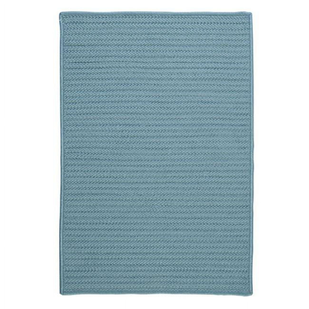 Rug Simply Home Solid - Federal Blue 8 ft. Square Braided Rug - Walmart.com