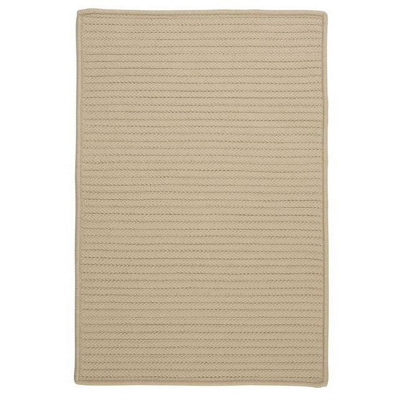 Rug Simply Home Solid - Linen 12 ft. Square Braided Rug - Indoor ...