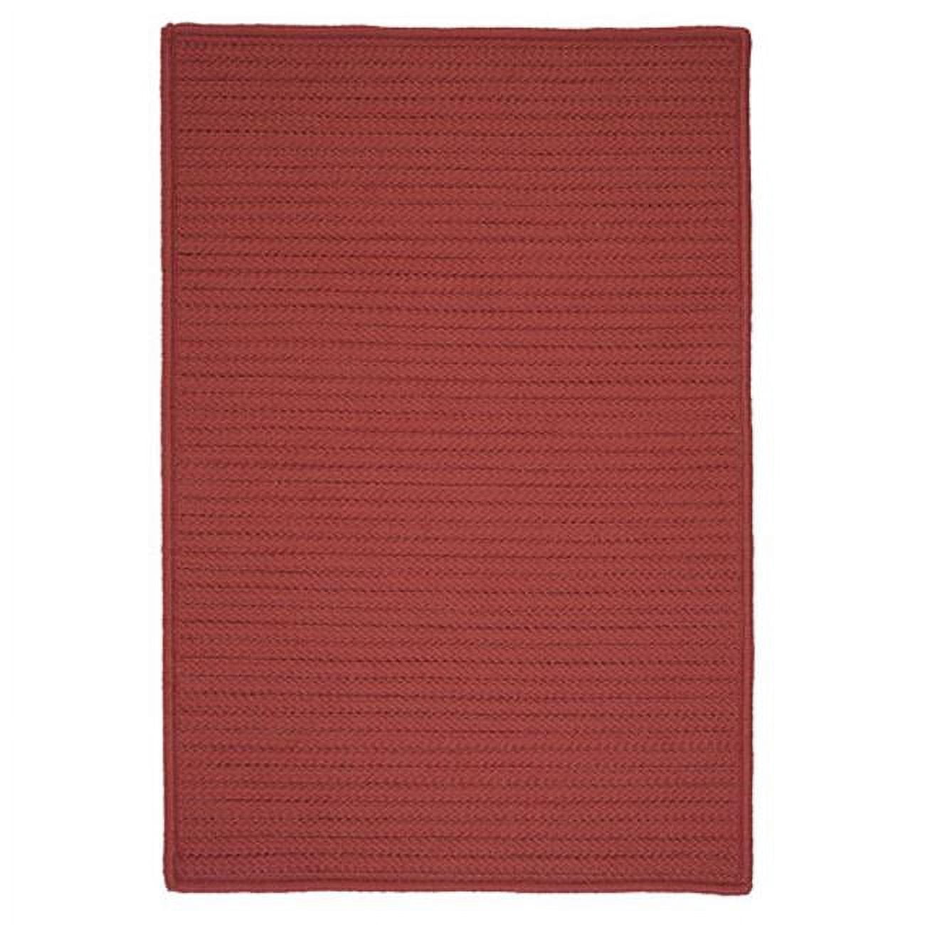 Rug Simply Home Solid - Terracotta 8 ft. Square Braided Rug - Walmart.com