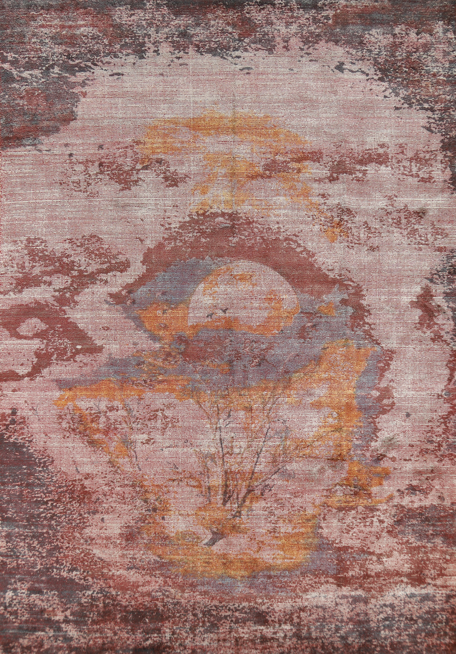 Rug Source Indoor Modern Area Rug 8’ x 12’, Multi-Colored Modern ...