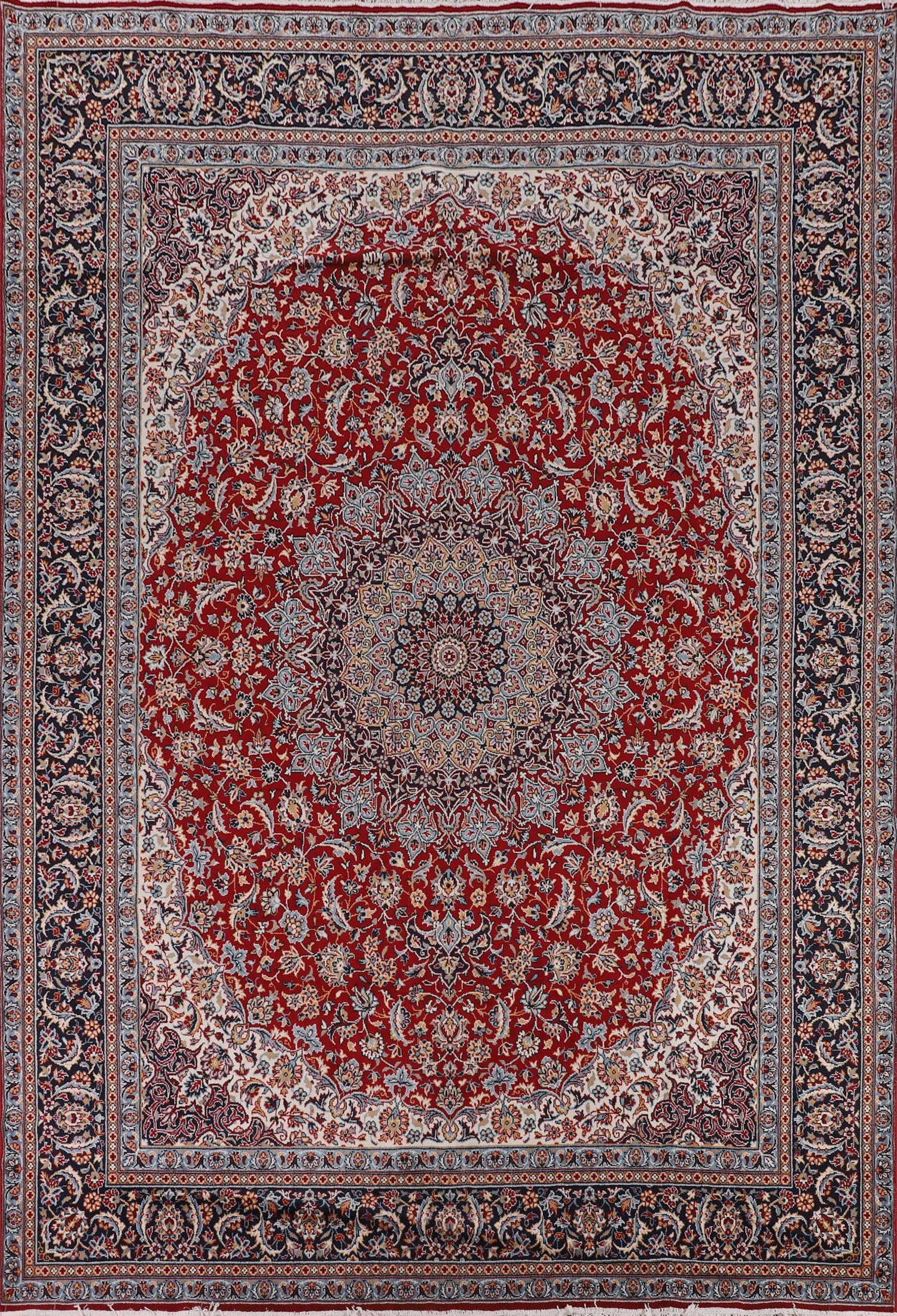 Rug Source Indoor Traditional Collection, Red Floral Area Rug 12' 10 ...