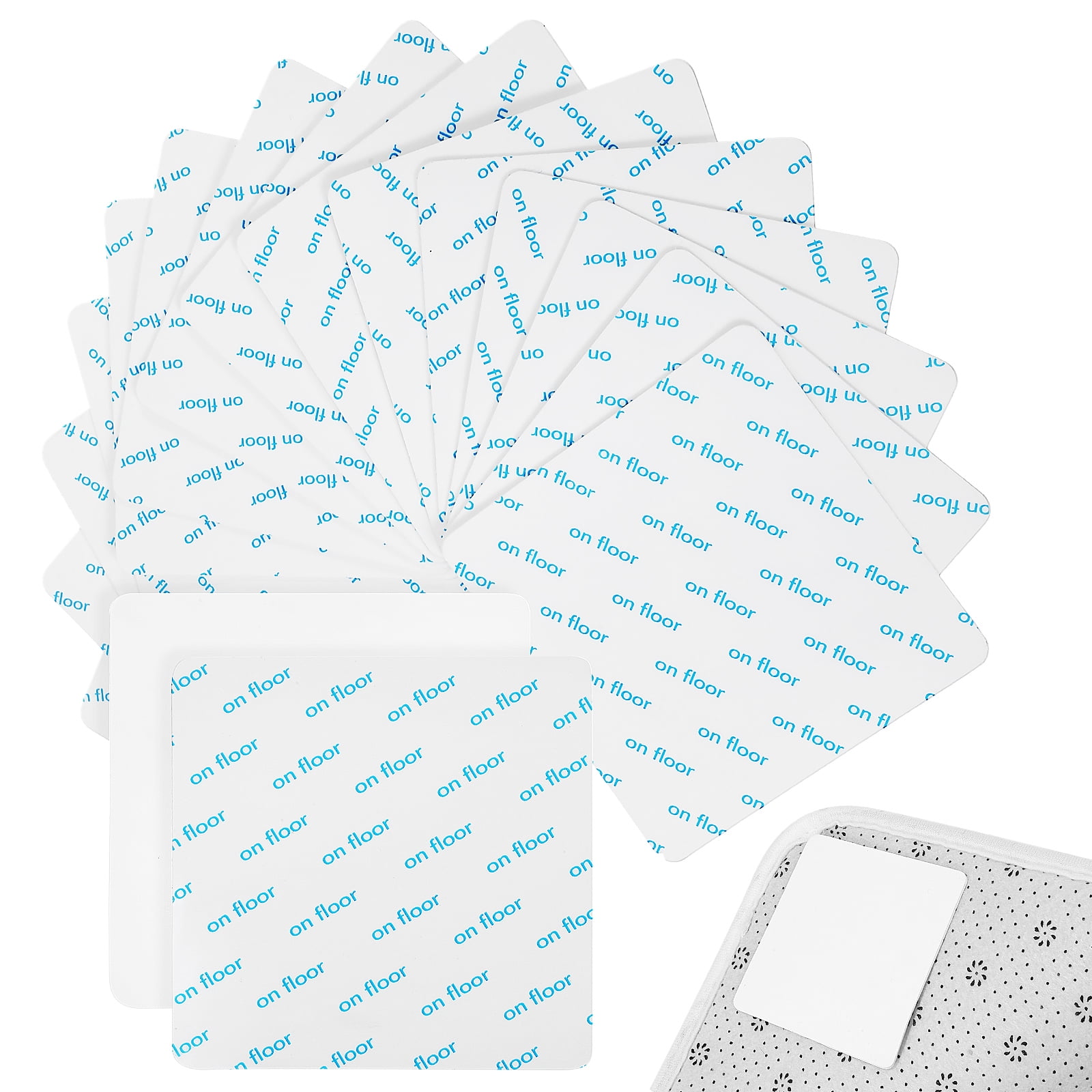 Rug Sticker,16Pcs Carpet Grippers Rug Tapes Stickers Carpet Corner ...