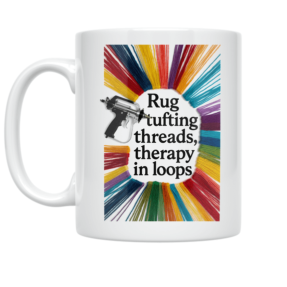Rug Tufting Threads Therapy in Loops - Crafting Enthusiast - 11 oz ...