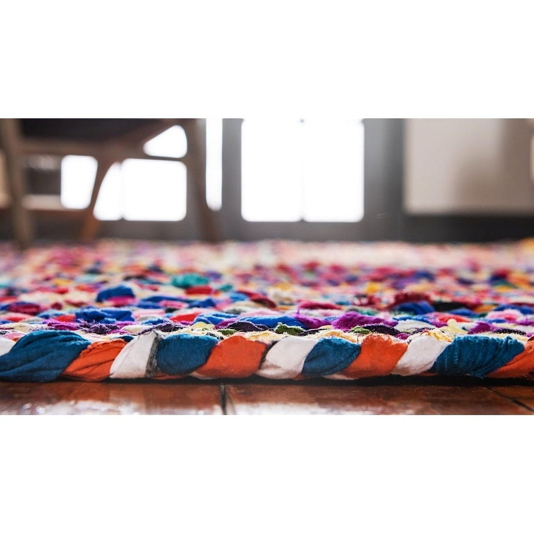 RugPal Braided Slin Collection Area Rug 1'2"x8' - Multi - Walmart.com