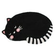 RugSmith Black Machine Tufted Cat, 18" x 28",Black - Walmart.com