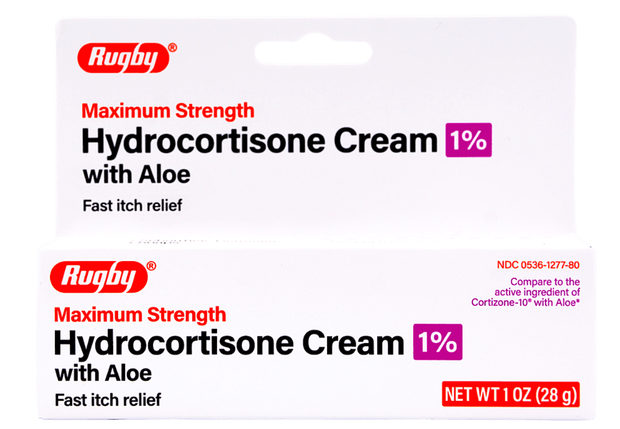 Rugby 536127780 Hydrocortisone Cream 1 Percent Tube 1 (Pack of 6 ...