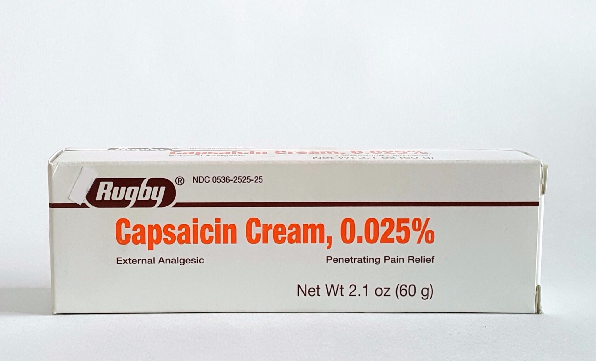 Rugby Capsaicin Cream 0.025% 60GM EACH - Walmart.com