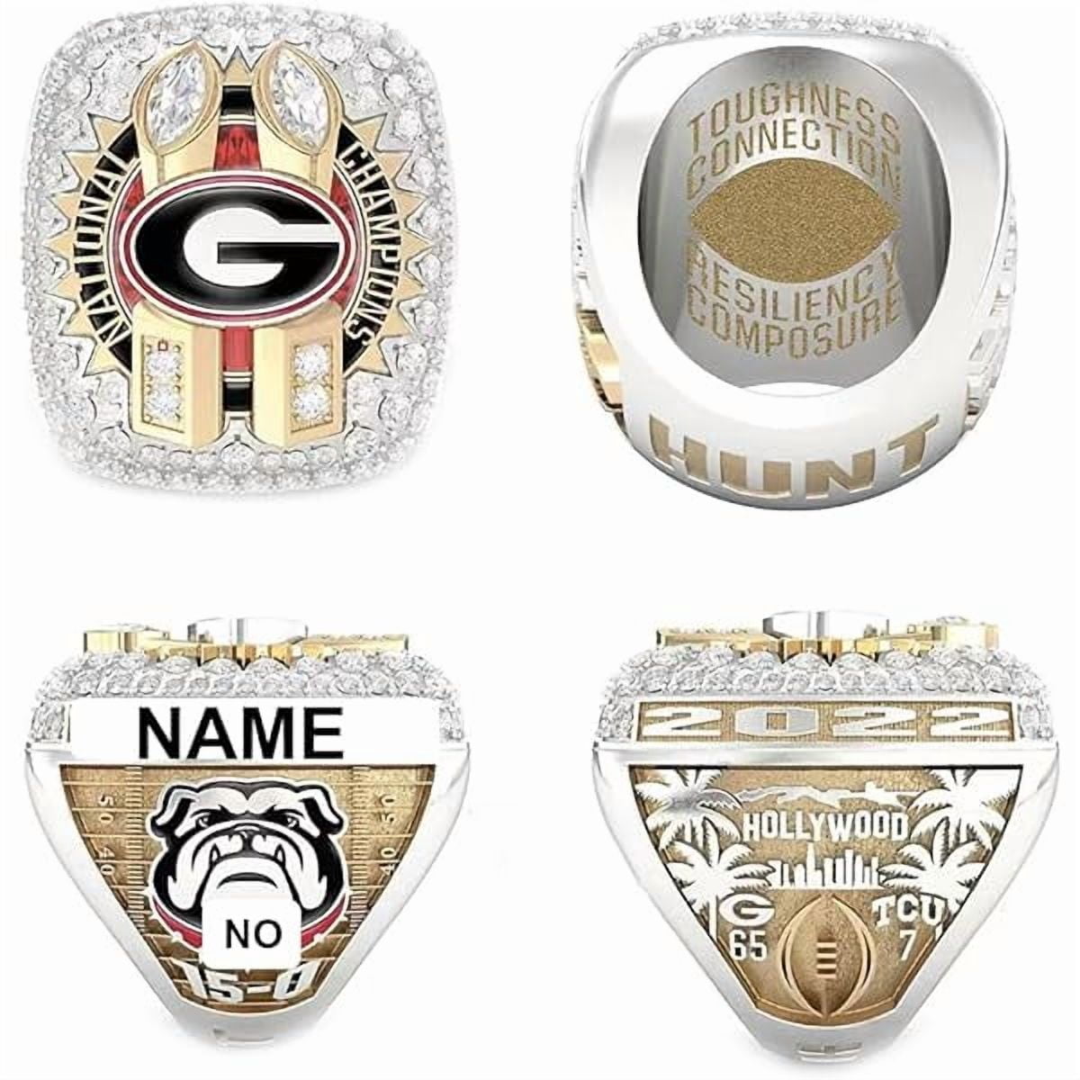 Rugby Championship Ring Georgia Football 2022 Honor Collection Edition ...