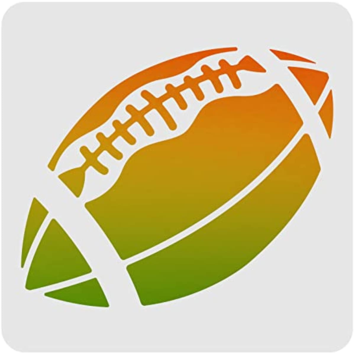 Rugby Drawing Painting Stencils Templates 11.8x11.8 inch Plastic ...