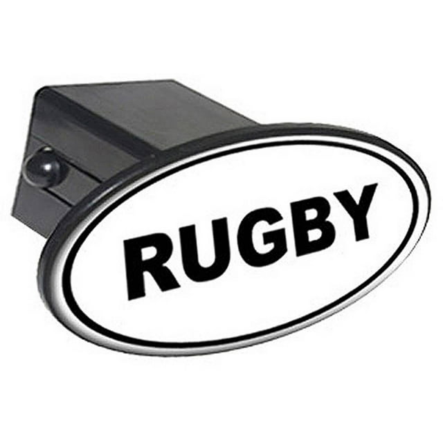 Rugby Euro Oval Sports 2 Oval Tow Trailer Hitch Cover Plug Insert