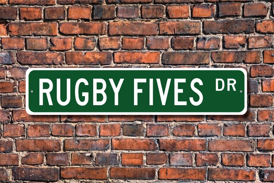 Rugby Fives Rugby Fives Sign Rugby Fives Fan Rugby Fives Player ...