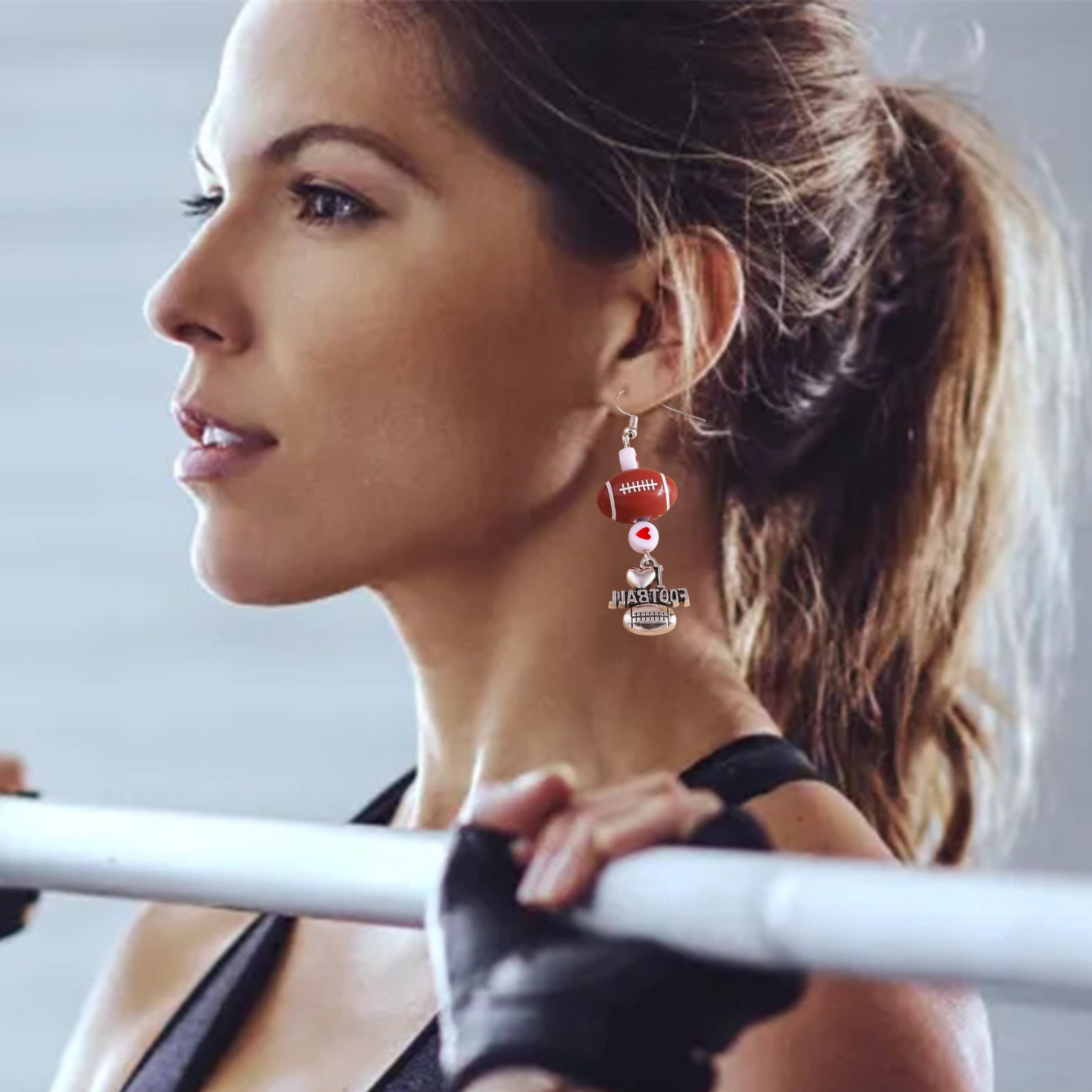 Rugby Football Earrings Sports Earrings Fashion Football Basketball ...