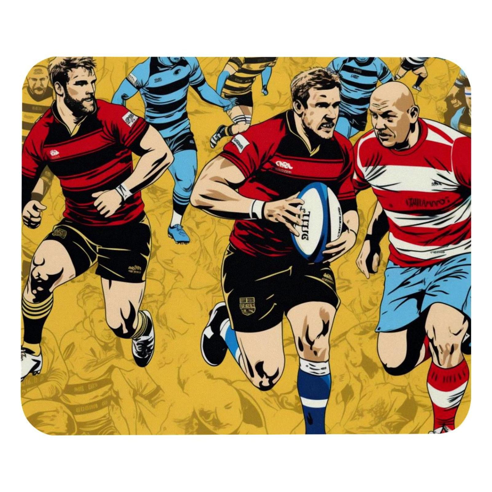Rugby Football Mouse Pad for Laptop Wireless Mouse Home Office Travel ...