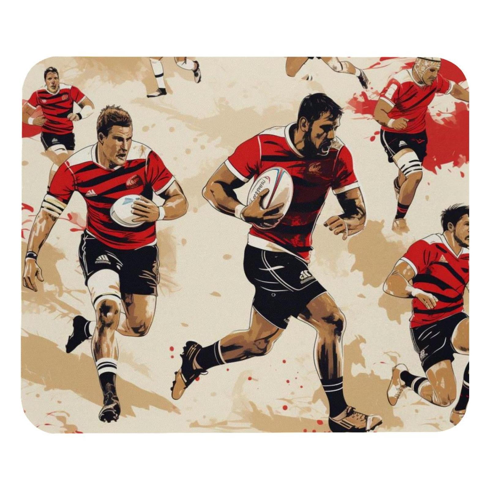 Rugby Football Mouse Pad for Wireless Mouse Home Office Desk Laptop ...