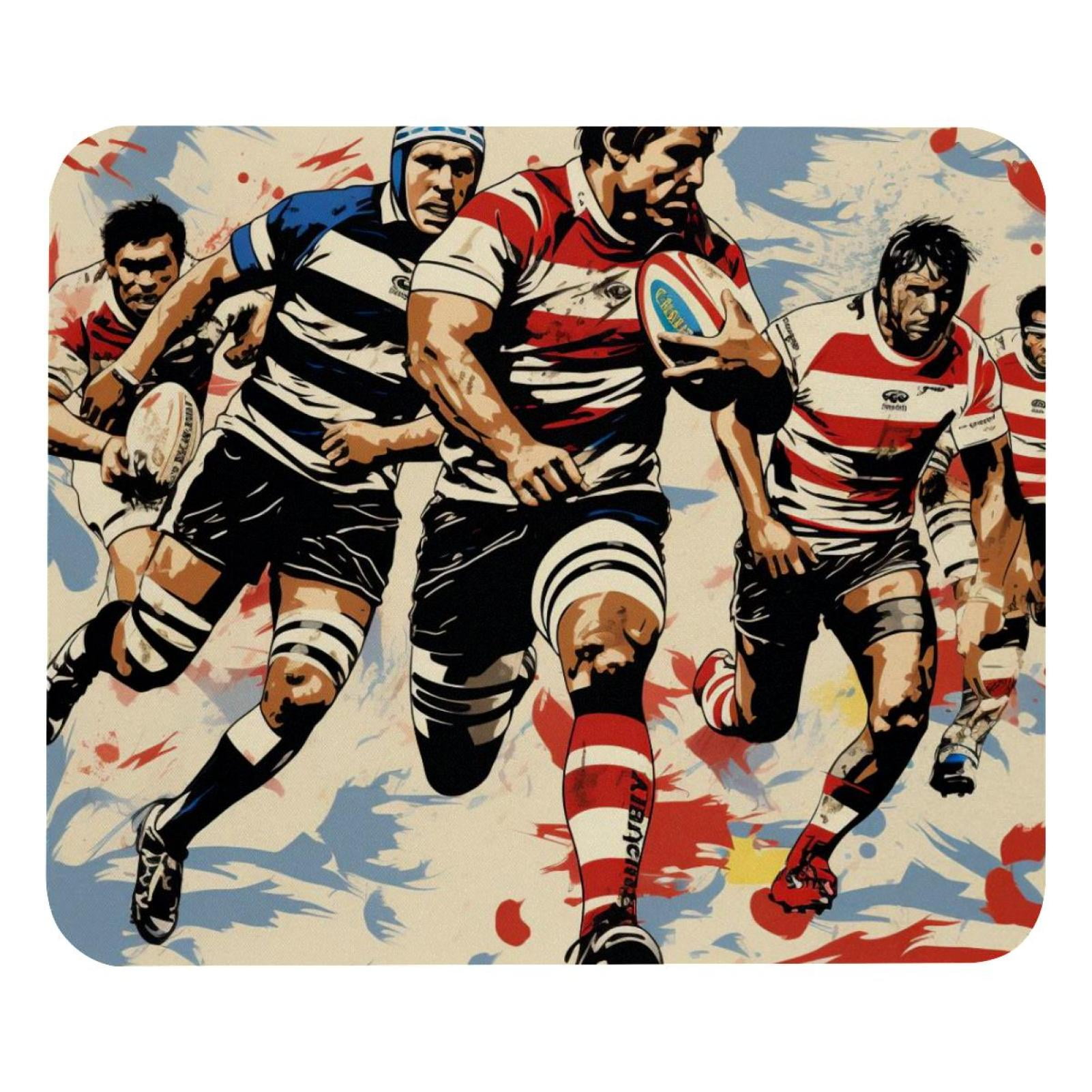Rugby Football Mouse Pad for Wireless Mouse Home Office Desk Laptop ...