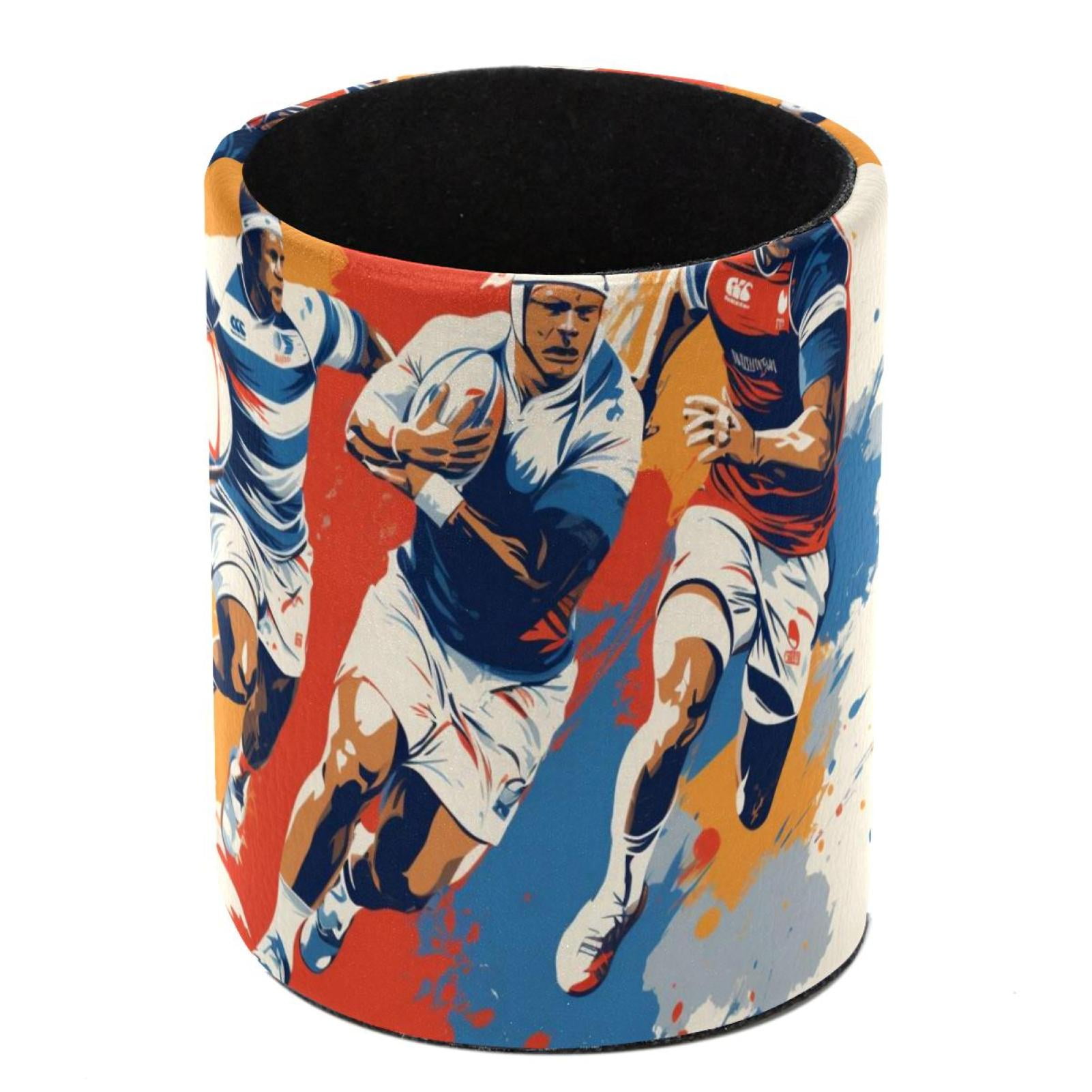 Rugby Football Pen Pencil Holder for Desk, Desk Pen Organizer Desktop ...