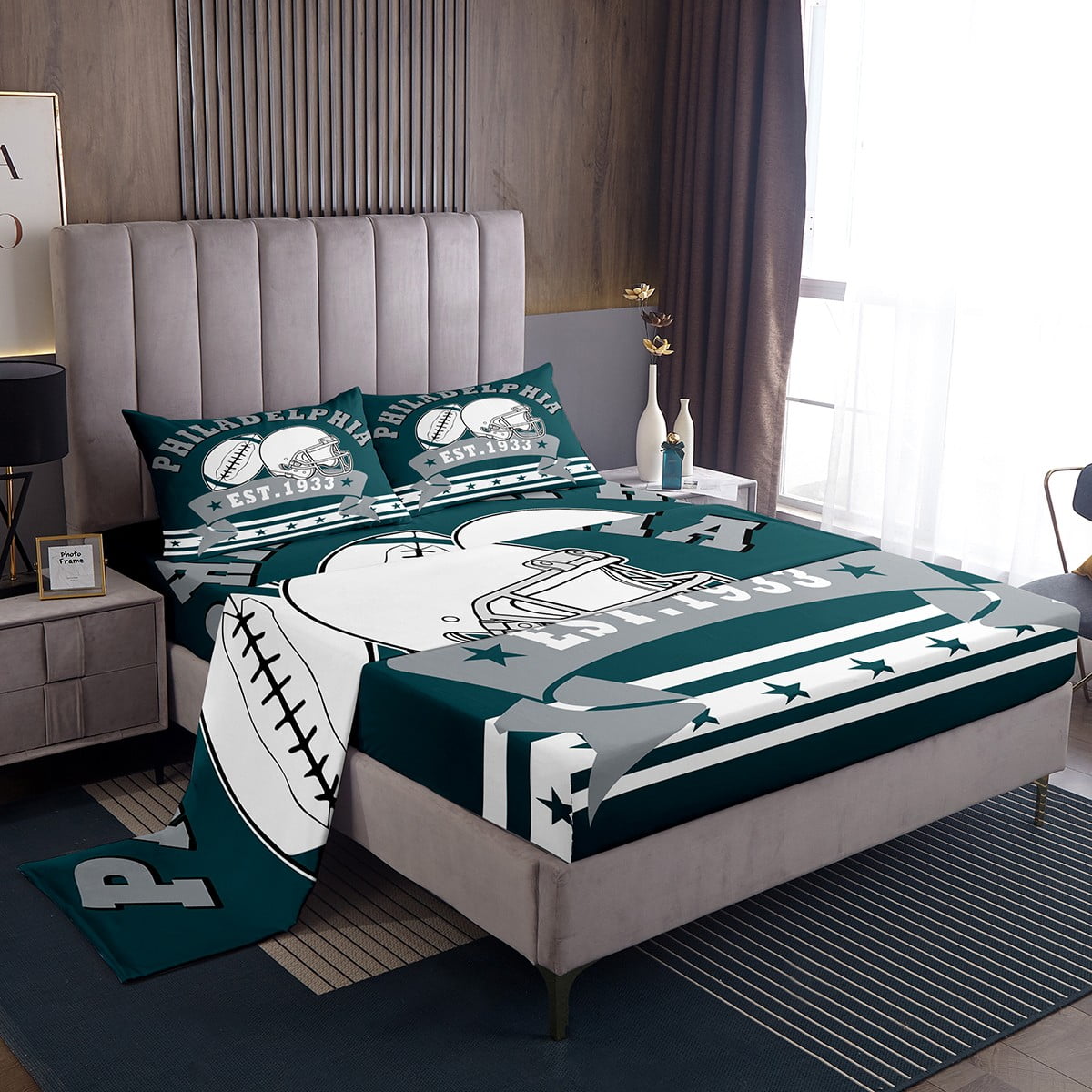 Rugby Football Team Sheets For Sports Bed Sheets Set, American Football ...